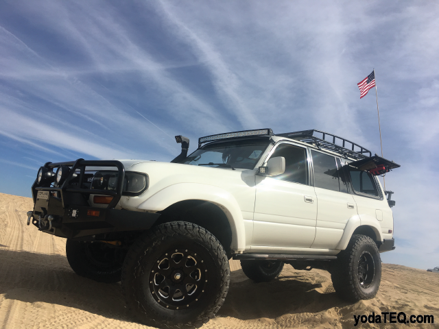 Toyota Land Cruiser 80 Series 1991-1997 GullWing Hatch System with Mol ...