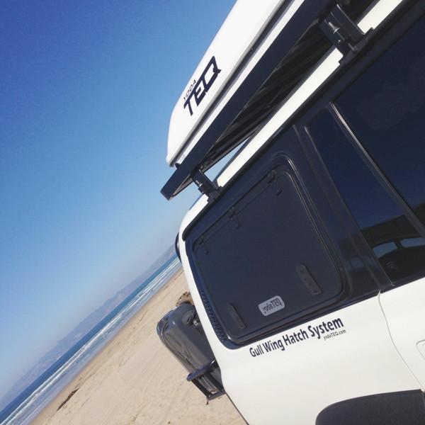 Toyota Land Cruiser 80 Series 1991-1997 GullWing Hatch System with Mol ...