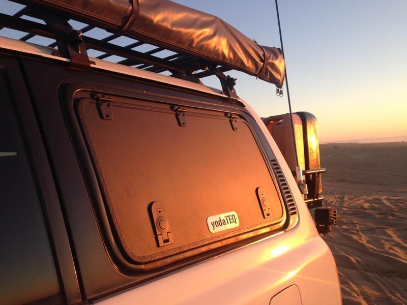 Toyota Land Cruiser 80 Series 1991-1997 GullWing Hatch System with Mol ...
