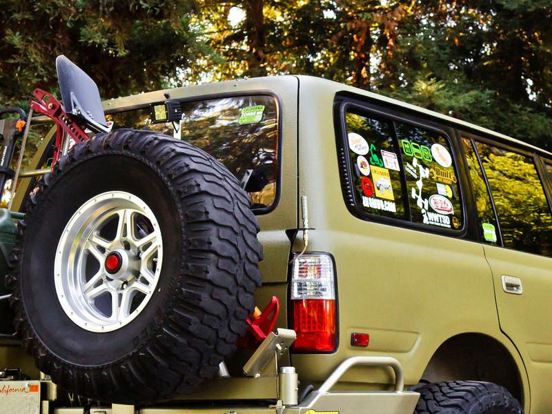 Rear Antenna / Light Mounts COMBO PACK - FJ80 FZJ80 Toyota Land Cruise ...