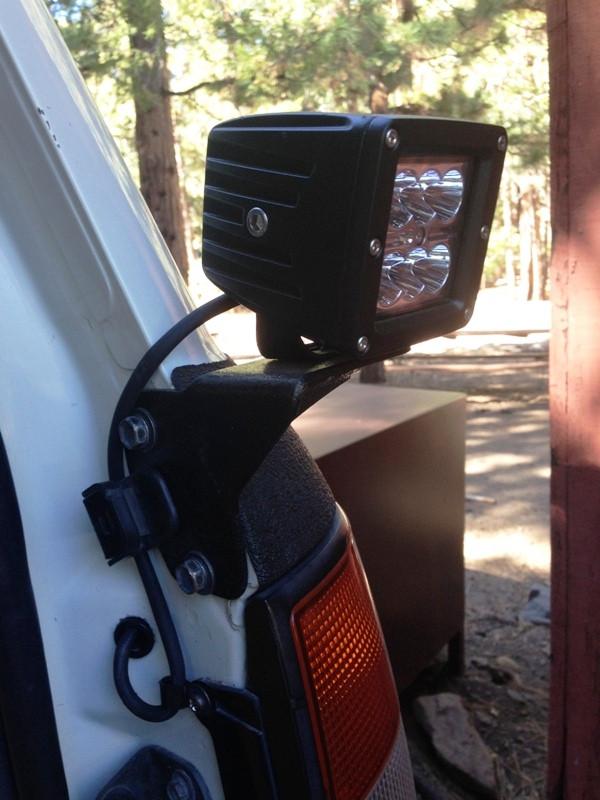 RIGHT Rear Antenna / Light Mount USA PASSENGER SIDE - FJ80 FZJ80 Toyot ...